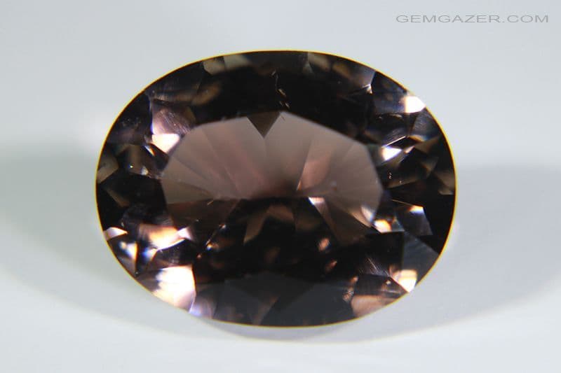 Scapolite pinkish-brown faceted Tanzania 5 12 carats