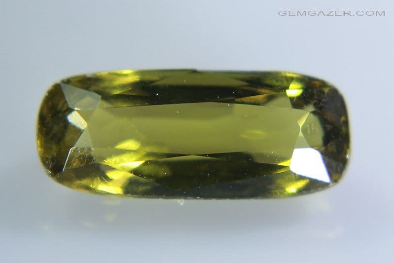 Sinhalite greenish-yellow faceted Sri Lanka 1 65 carats