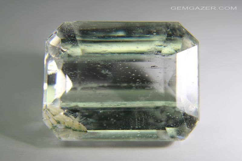 Spodumene var Hiddenite faceted Brazil 16 79 carats