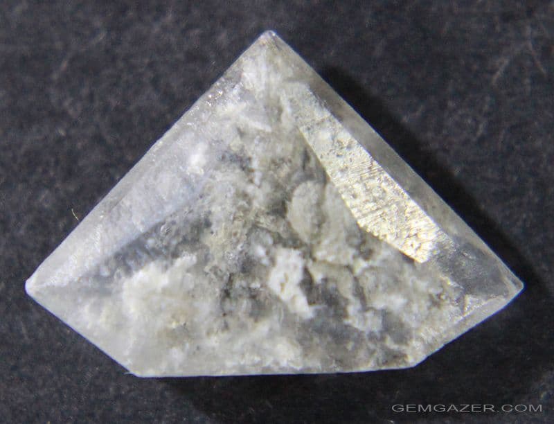 Thenardite colourless faceted Germany 3 90 carats