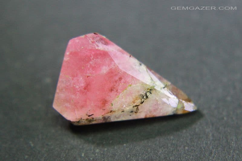 Tugtupite pinkish-red faceted Greenland 2 99 carats