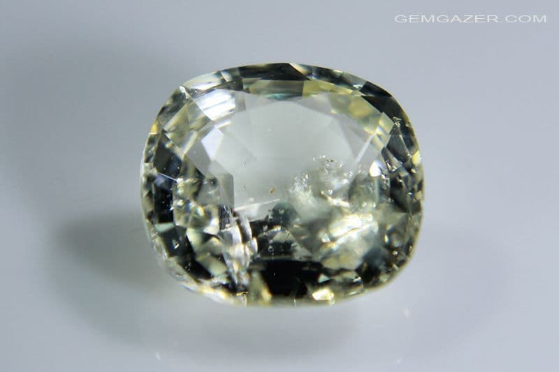 Yellow Sapphire faceted Myanmar 0 90 carat