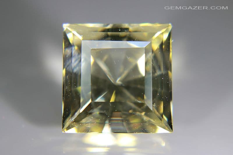 Yellow Sunstone faceted USA 12 30 carats