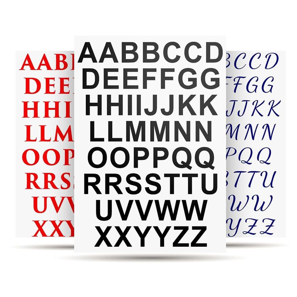 1" Vinyl Letters | 25mm Vinyl Letters