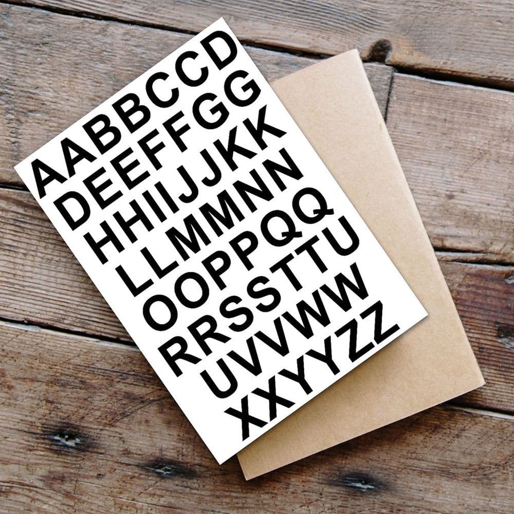 2" Vinyl Letters | 50mm Vinyl Letters