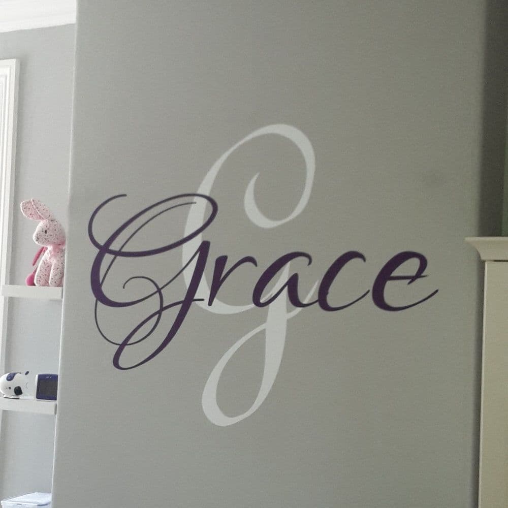 Fancy Name With Capital Letter Sticker Fancy Name With Capital Letter Sticker