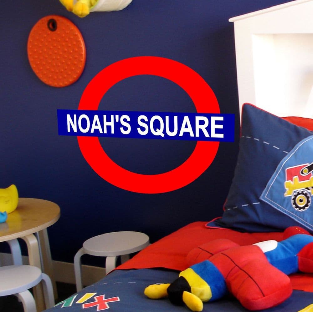 Personalised Underground Sign Sticker