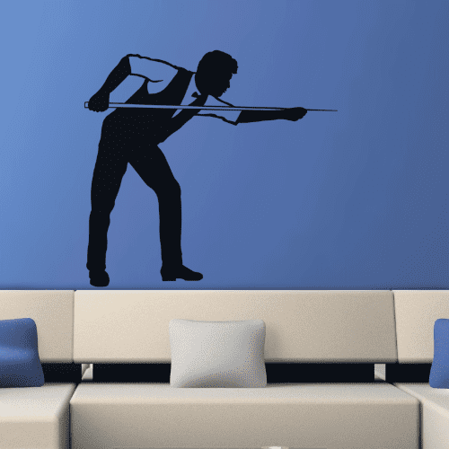Snooker Player Sticker | Pool Player Sticker