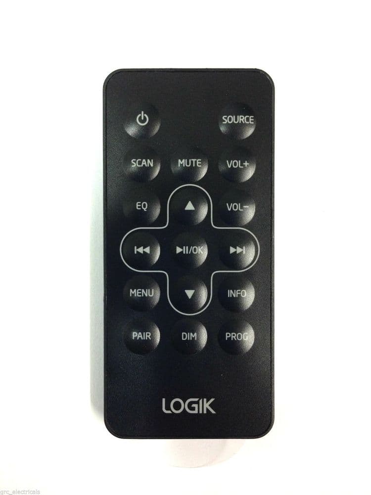 LOGIK L37SPDB14 SOUNDSTAGE Remote Control