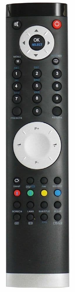 LUXOR LUX-32-875-TVB-FHD LUX32875TVB Remote Control
