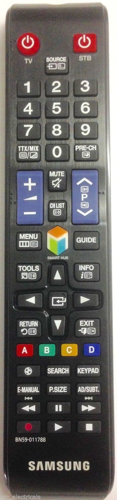 New 100 Genuine SAMSUNG BN59-01178B Original TV Remote Control