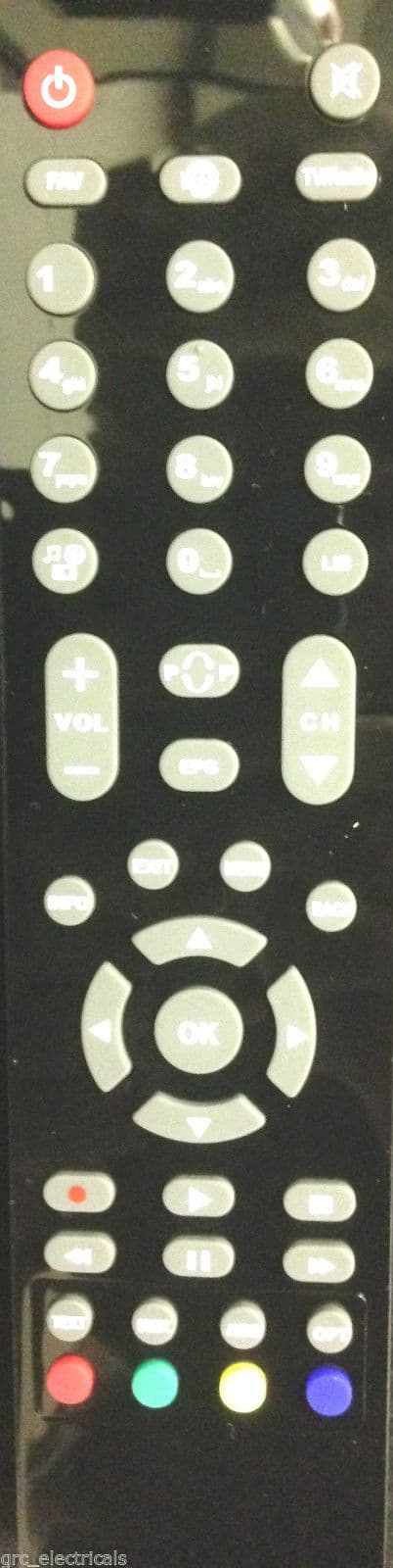 Original RC2712 Remote Control for Hitachi HDR5T01 TV Recorder
