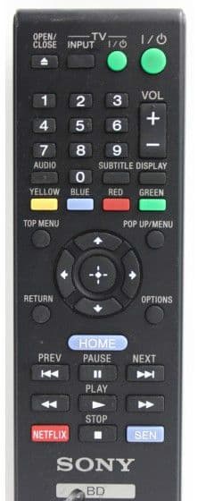 Sony Genuine Remote Control for BDP-S1200 BDP-S4200 BDP-S5200 BDP-S6200