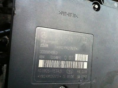 MERCEDES C180K AUTO W203 ABS CONTROL UNIT PUMP ESP BREAKING A03454577332
