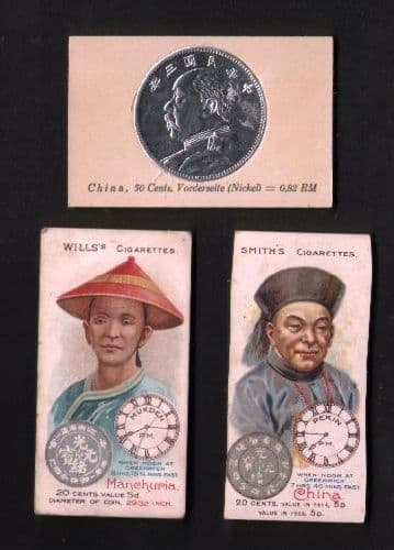 CHINA old cigarette insert tobacco cards 923