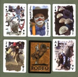 Collectable Non-standard court playing cards Rodeo