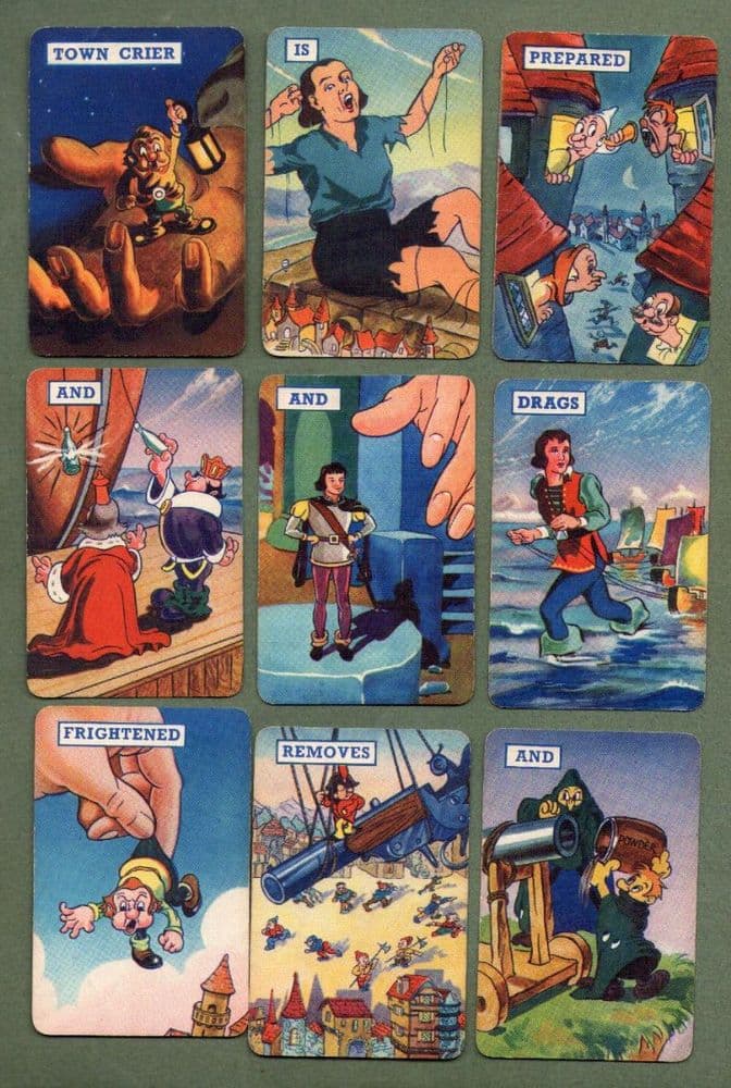 Collectable Vintage Cards game Gulliver s Travels
