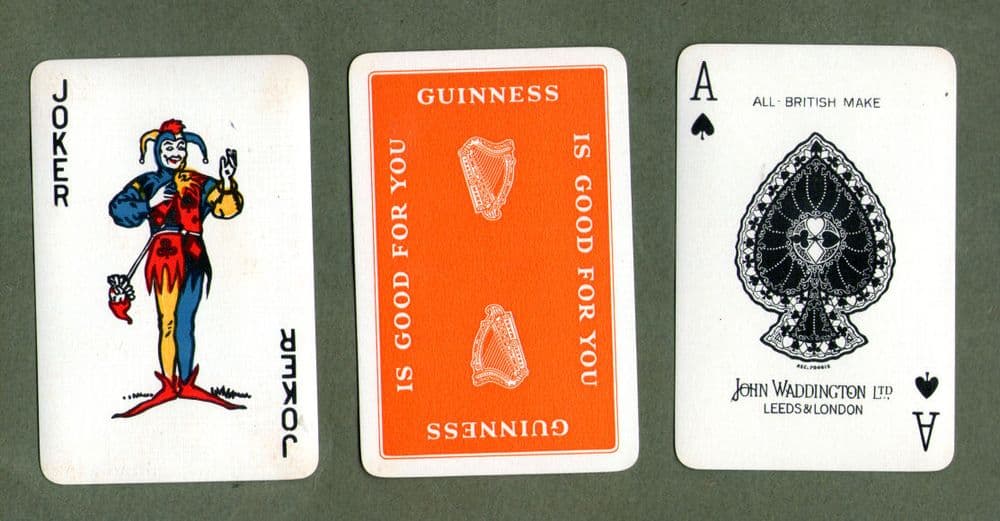 Collectible Advertising Guinness playing cards