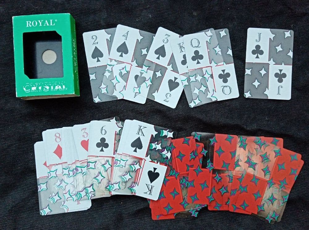 Collectible Japanese Non-standard playing cards Royal crystal