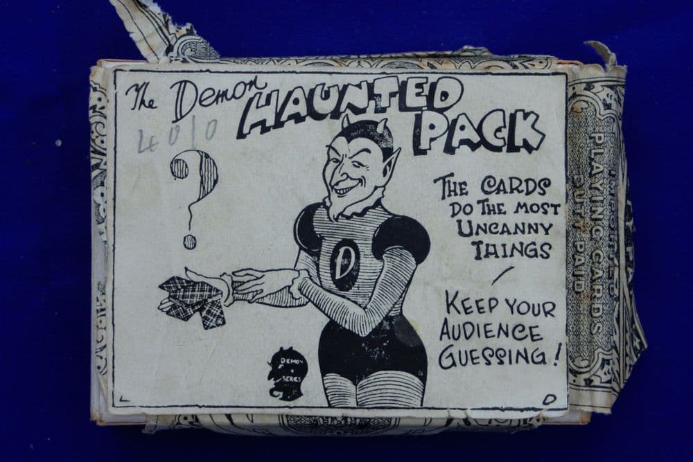 Collectible Magic Demon Haunted Pack propped deck