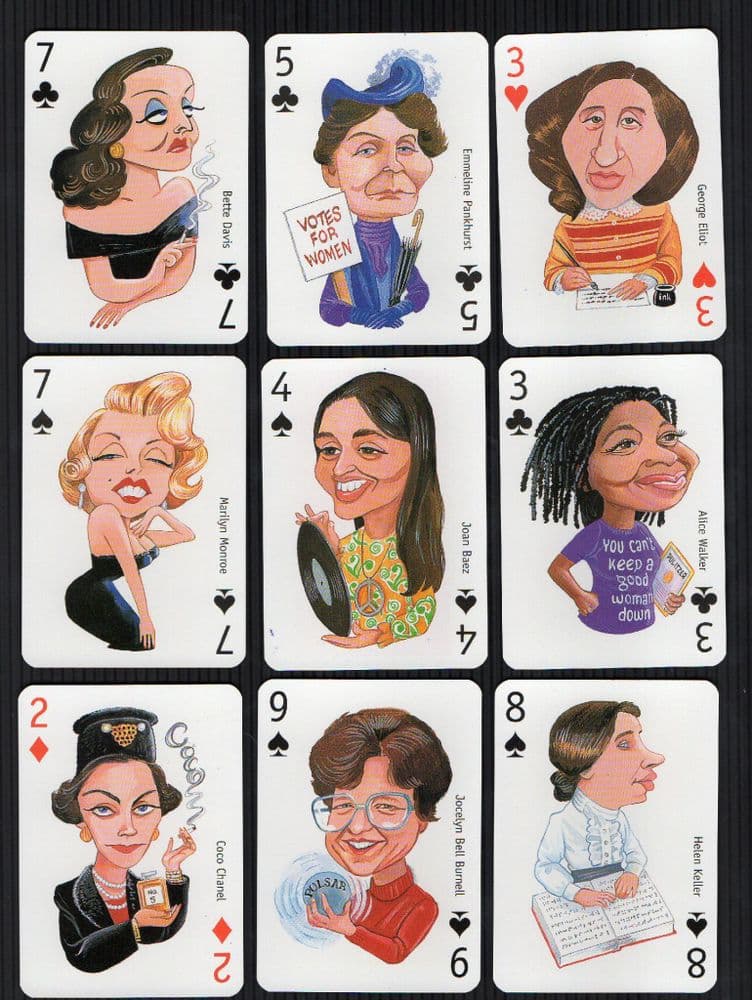 Collectible playing card Woman s Hour issued by BBC