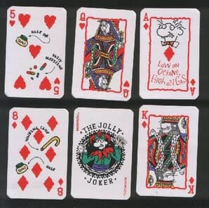 Collectible playing cards Old Geezer cartoons for old folk