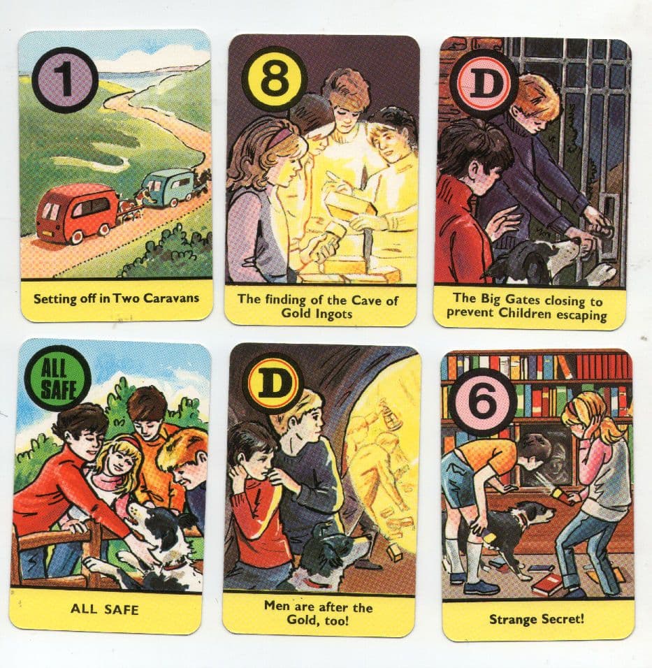 Collectible Vintage cards game The Famous Five Smugglers & Treasure by ...