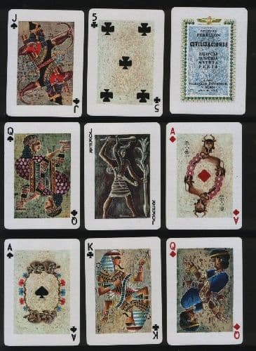 Collectors Playing Cards Non-standard Ancient Civilizations