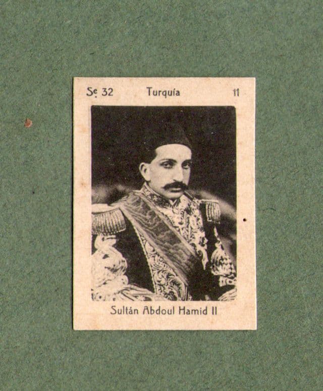 OLD RARE trade card insert TURKEY circa 1900 922