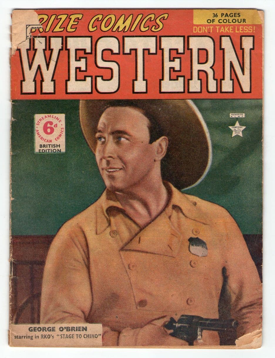 Old Western Comic Book British Edition 134