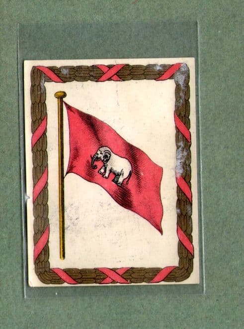 SIAM Thailand OLD Cigarette card Siamese flag VERY RARE 425