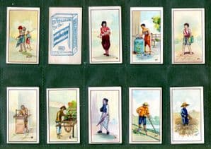 Siamese life Tobacco cigarette cards set Siam Thailand circa 1930 s