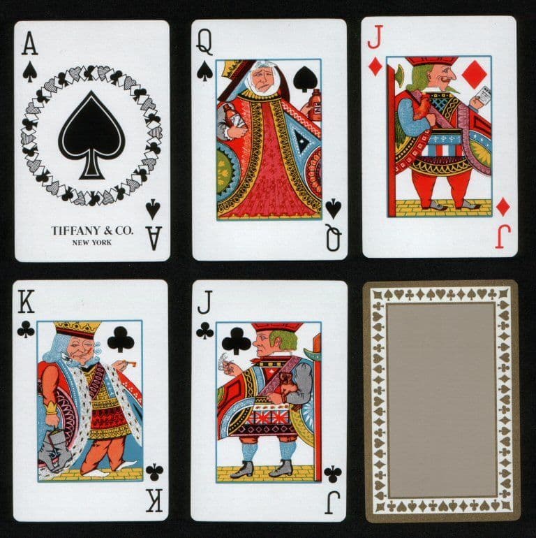 Tiffany & co New York Collectible Non-standard playing cards courts