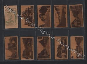 Tobacco cards set cigarette cards Views of Siam