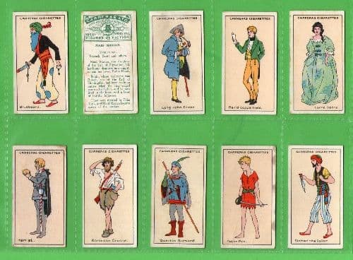 Tobacco Cigarette cards Fiction Uncle Tom Cinderella Peter Pan