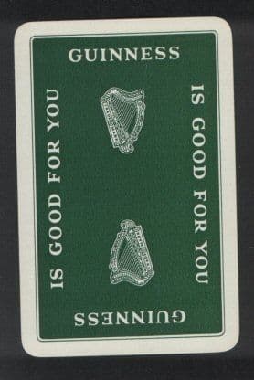 Vintage Collectible Guinness Advertising playing cards