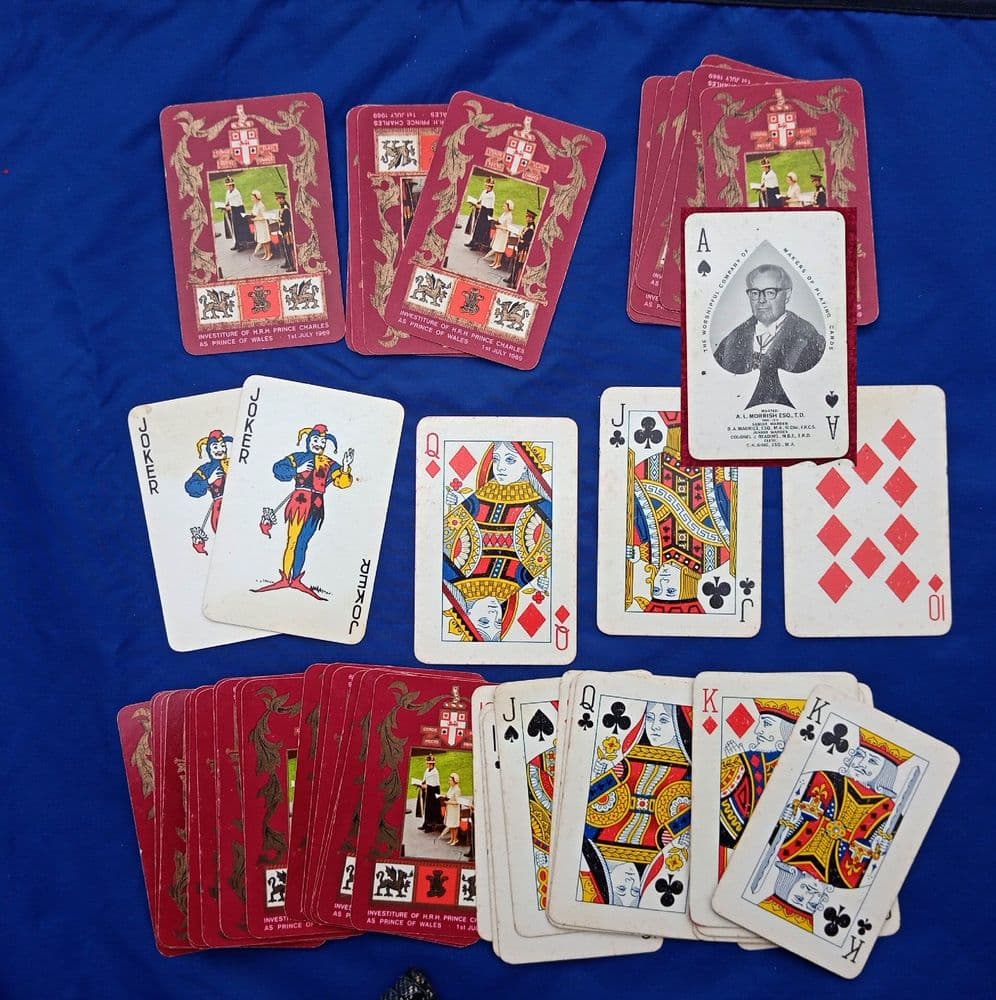 Worshipful Collectible playing cards 1969 celebrating the investiture ...