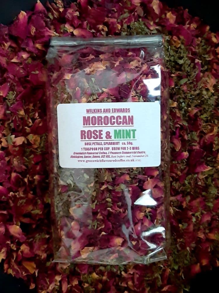 Moroccan Rose and Mint Herbal Tea