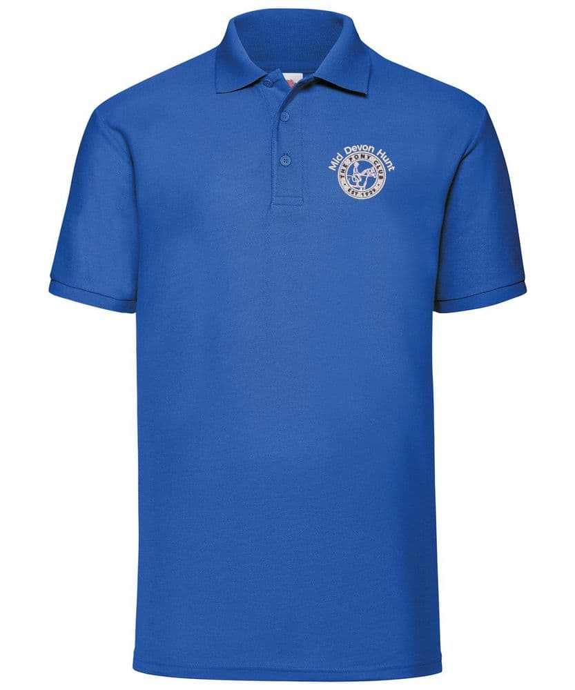 ADULT Mid Devon Hunt Royal Polo Shirt UC101