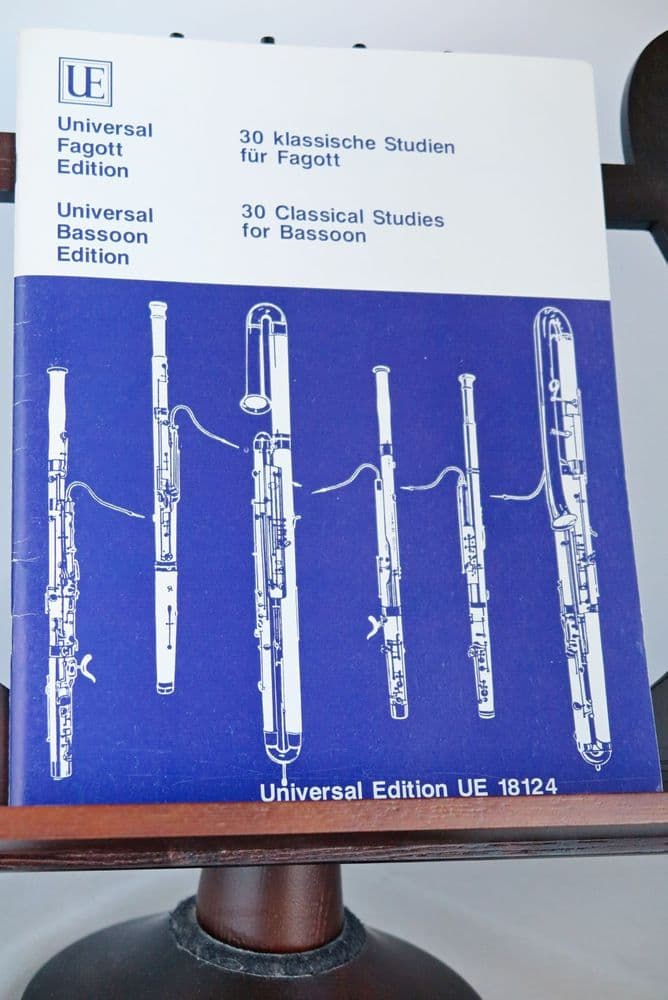 30 Classical Studies for Bassoon