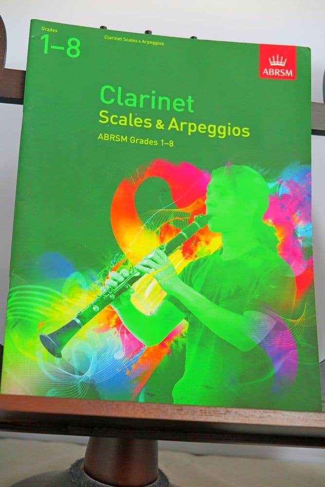 Clarinet Scales & Arpeggios ABRSM Grades 1-8