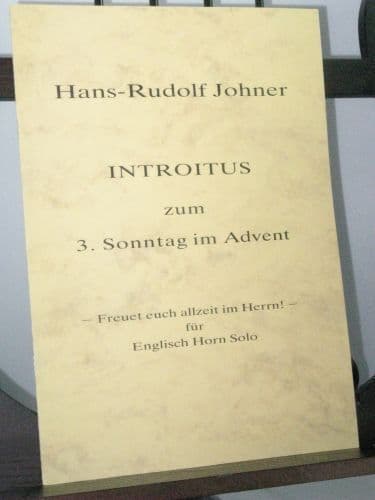 Johner H-R - Introitus on the 3rd Sunday in Advent