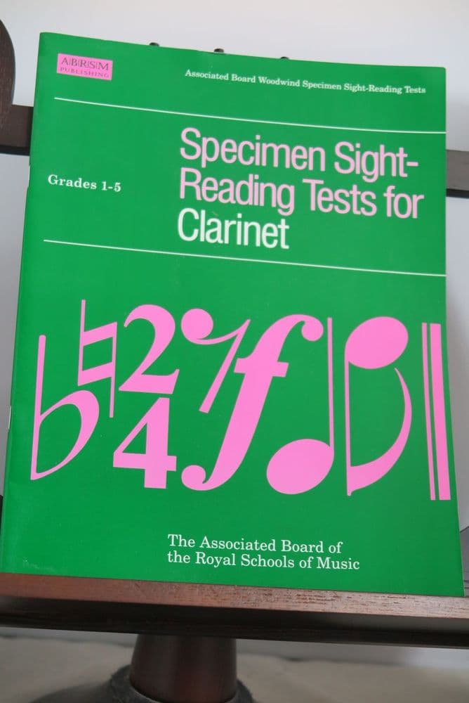 Specimen Sight-Reading Test for Clarinet Grades 1-5