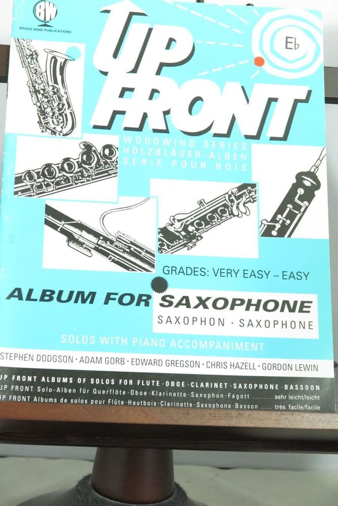 Up Front Album for Alto Saxophone Grade Very Easy - Easy