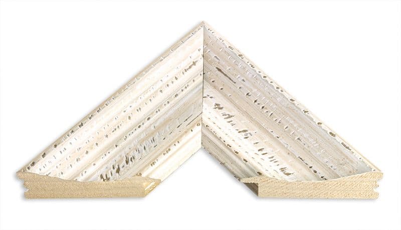 Artisan Wide Distressed White Picture Frame