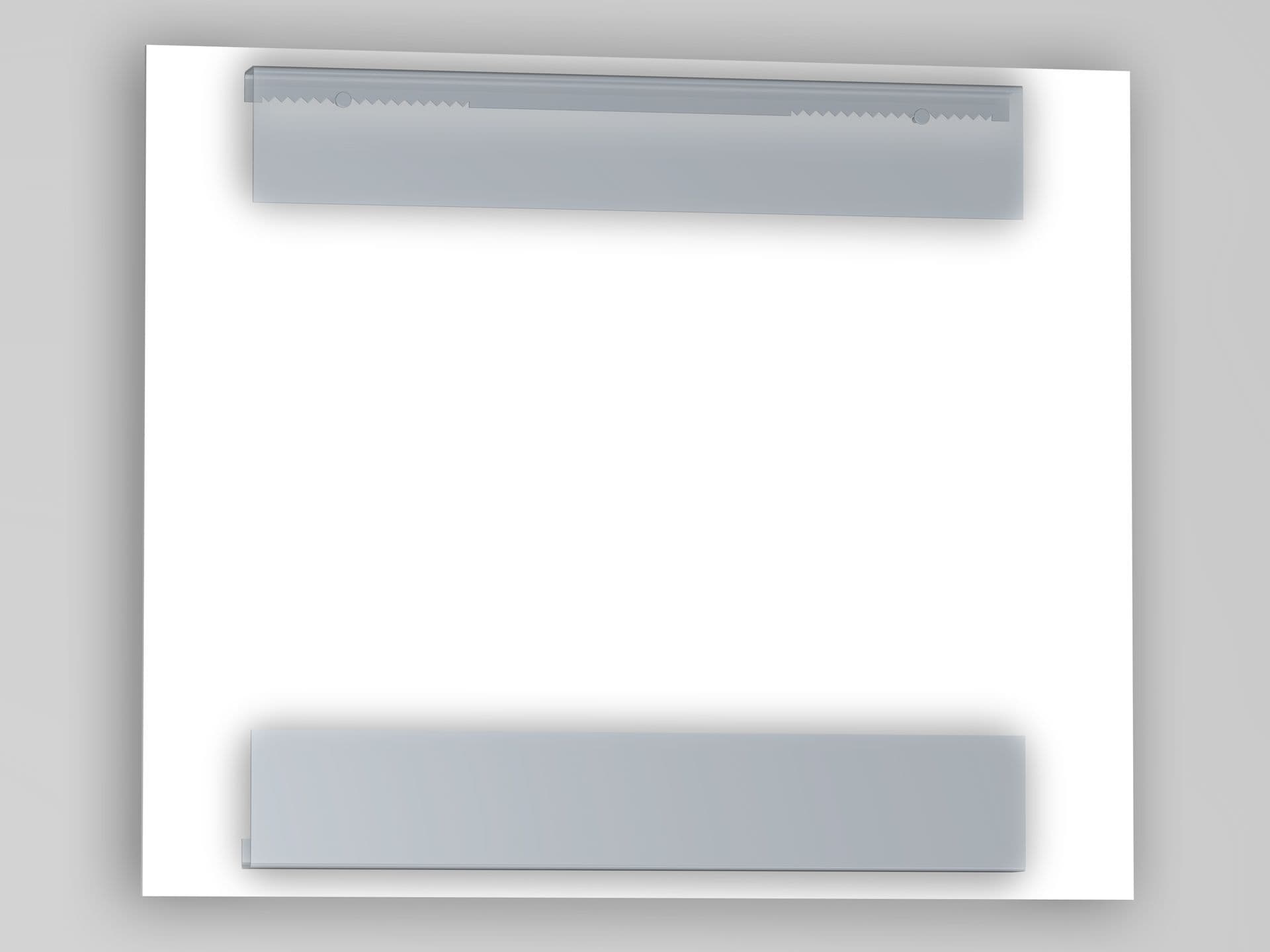 Flat Panel Di-Bond Rail Hanger Set 60cm