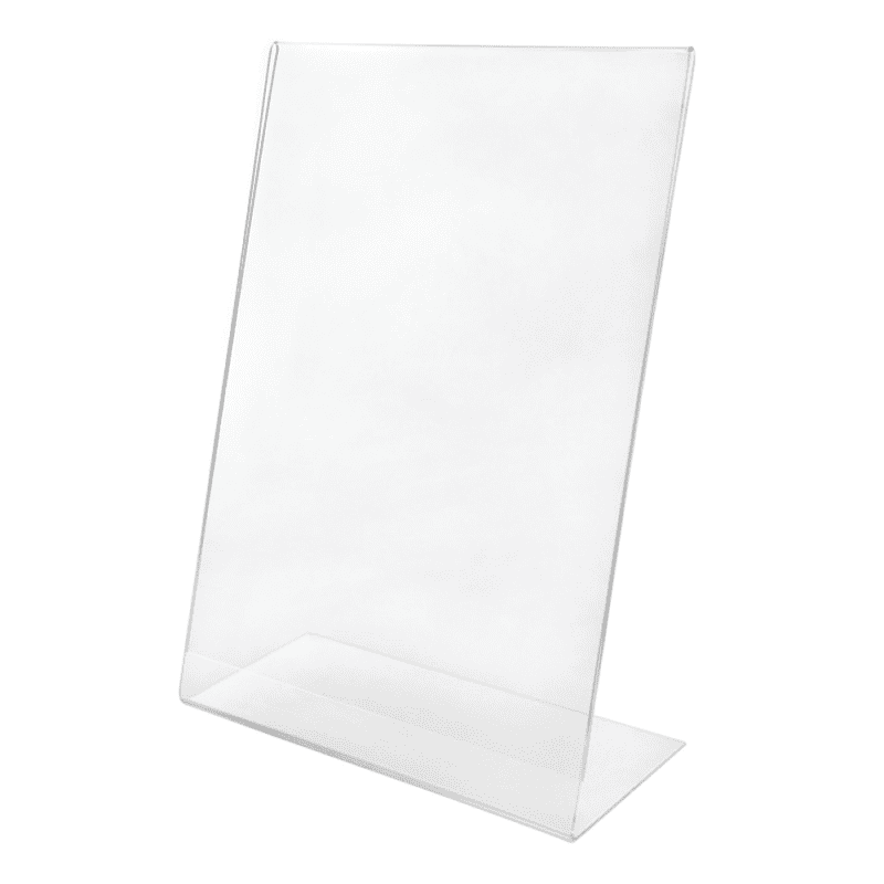 Slanted Free-Standing Acrylic Poster Holder A3 Portrait