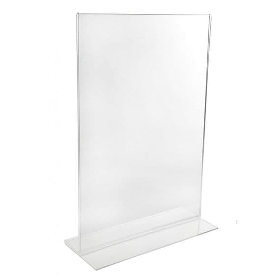 Upright Free-Standing Acrylic Photo Frame A3 Portrait