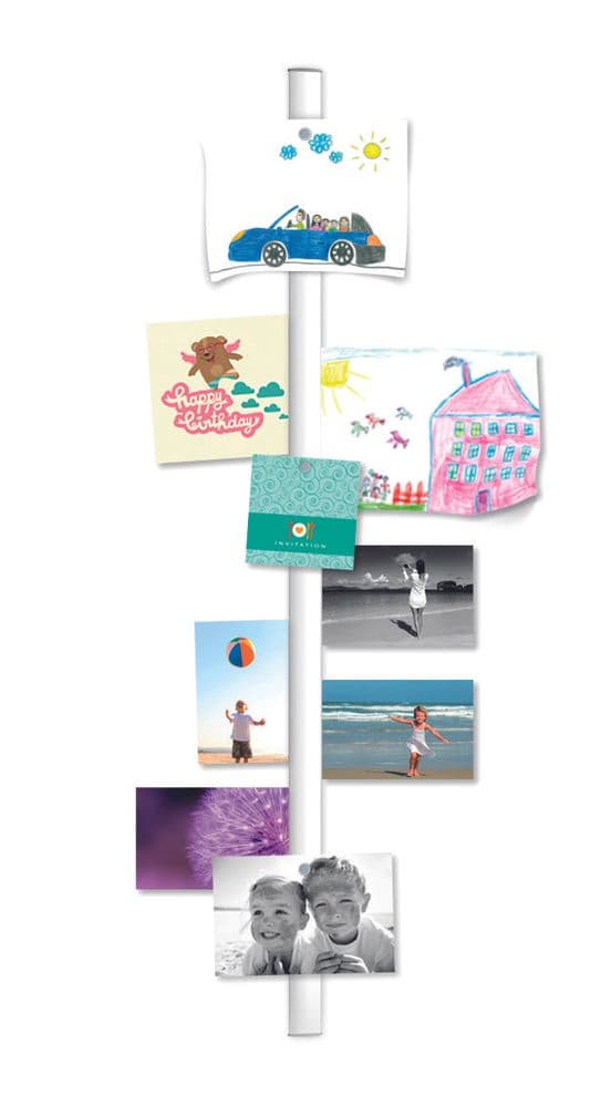 Vertical Magnetic Paper & Poster Rail Kit 100cm