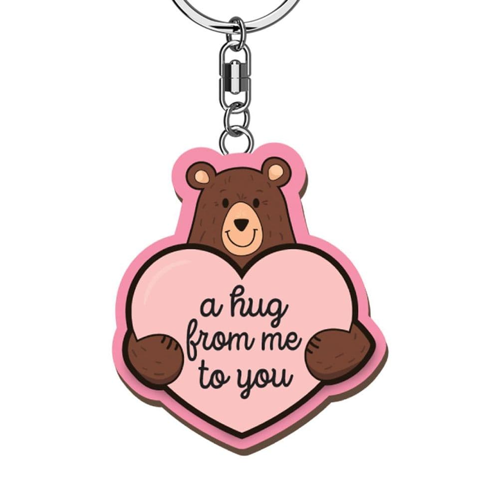 A Big Hug Wooden Keyring